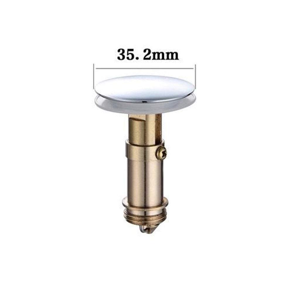 Bathroom Pop up Drain Brass Bathtub Plug Replacement Bath Pop Up Waste Plug Seal Bathroom Tub Drain Drainer Strainer - 35.2mm