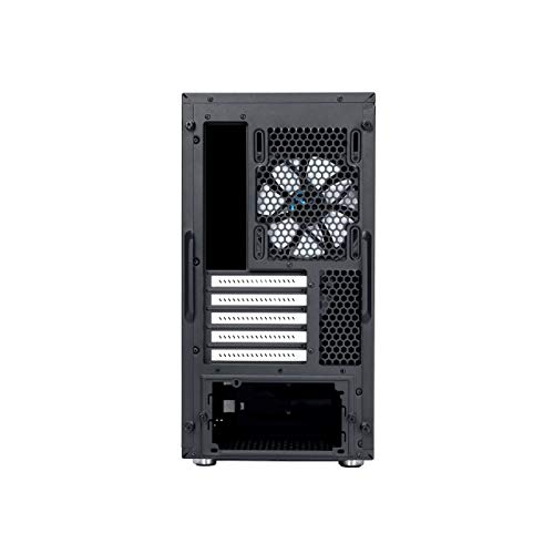 Fractal Design Define Mini C - Mini Tower Computer Case - mATX - Optimized for High Airflow and - 2X Fractal Design Dynamic X2 GP-12 120mm Silent Fans Included - PSU Shroud - Black