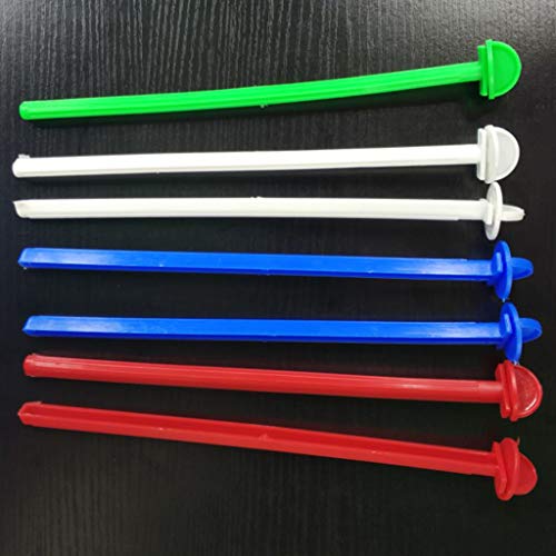 Seaskyer 5Pcs Bird Cage Perch Stand Holder Plastic Bird Finch Canary Budgie Cage Platform Length 26.5cm(10.43in) Width 1cm(0.39in)