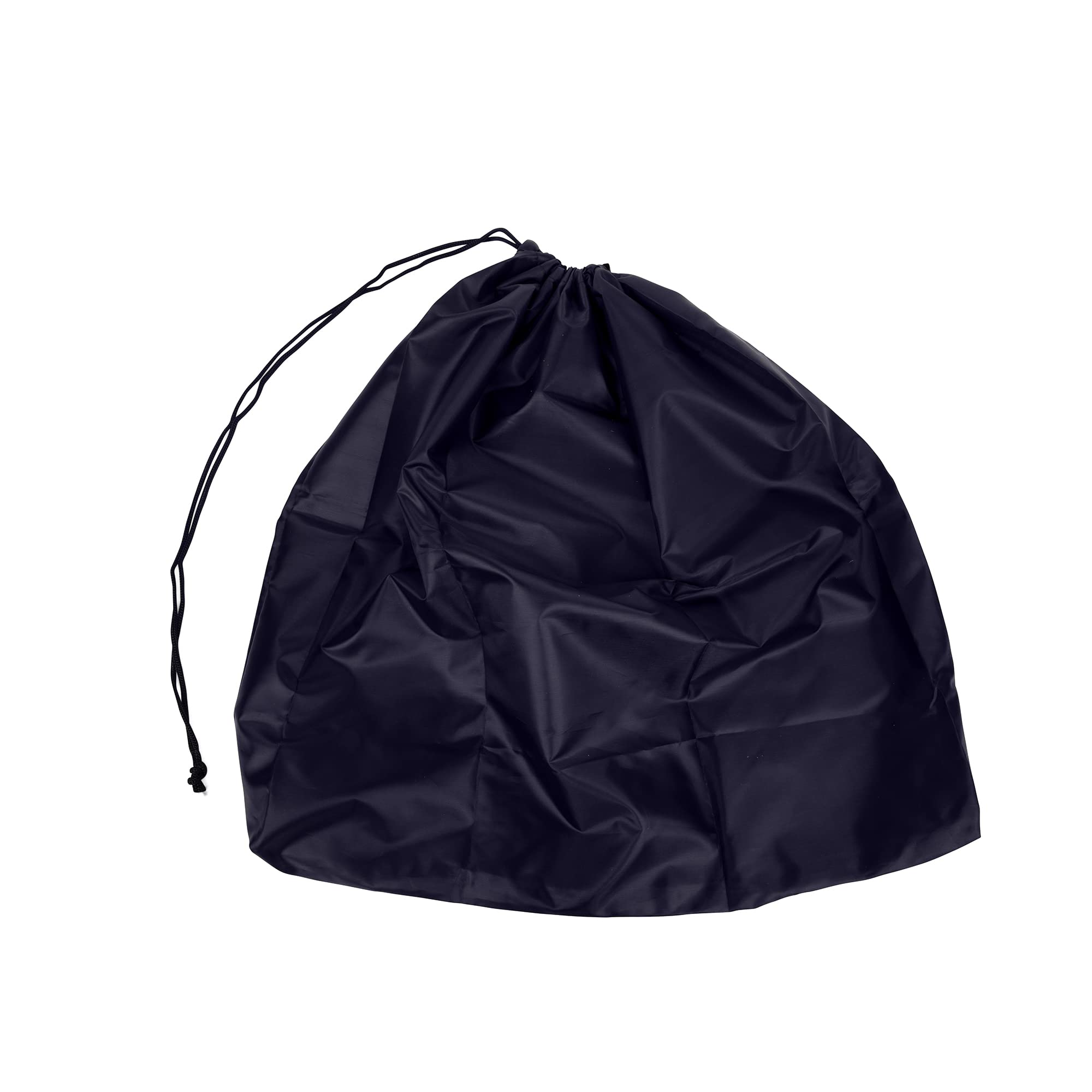 MIAMICA Foldable Travel Laundry Bag, Navy Multi Colored, Wash, Dry, Fold, Repeat, 21β x 22β β Lightweight, Durable Design with Drawstring Closure
