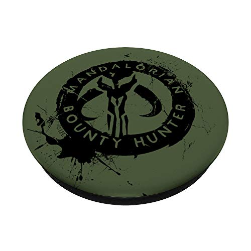Star Wars The Mandalorian Paint Splatter Emblem PopSockets PopGrip: Swappable Grip for Phones & Tablets
