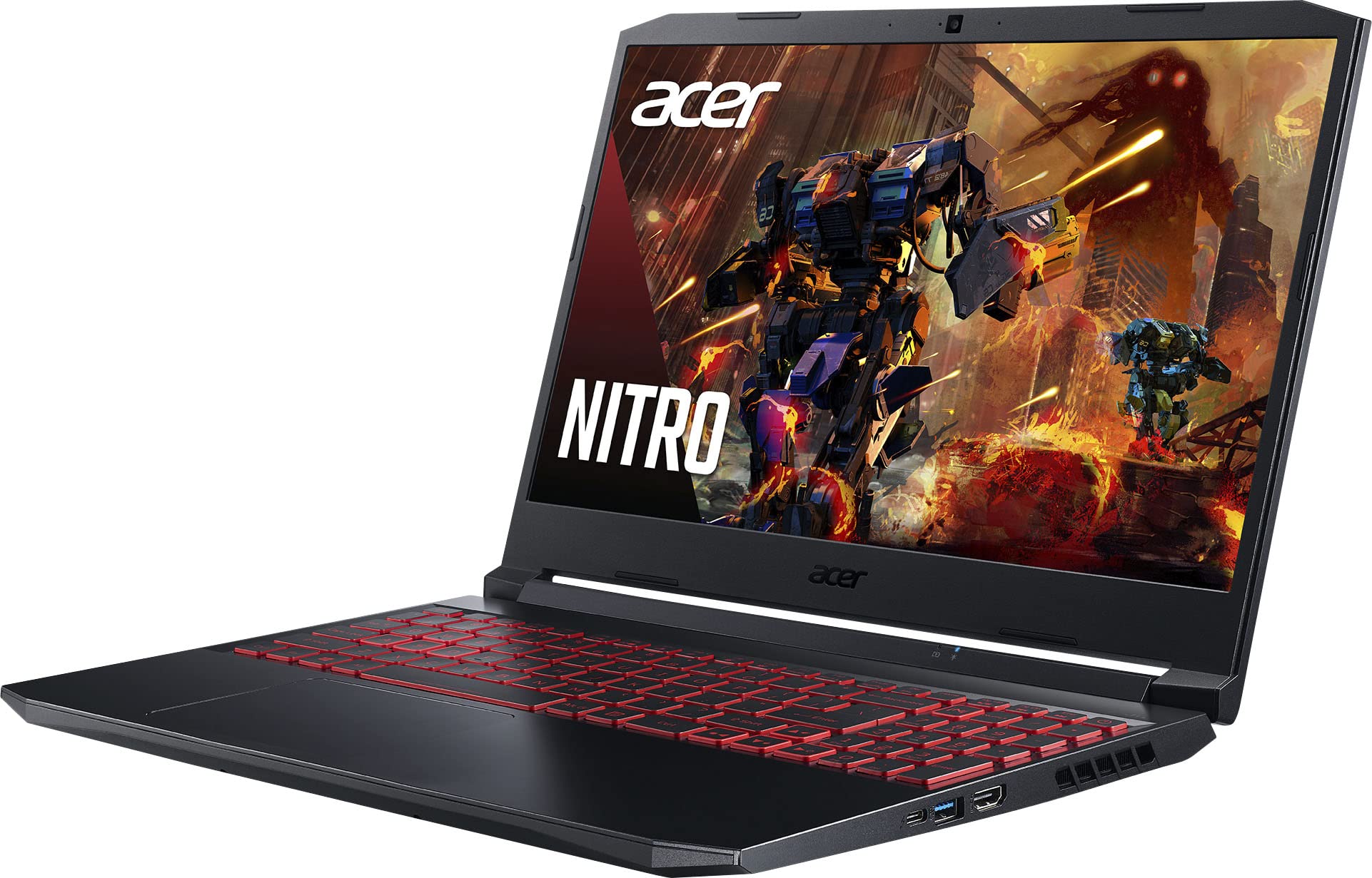 Acer Nitro 5 15.6" FHD IPS 144Hz Display Gaming Laptop | Intel Core i7-11800H | NVIDIA GeForce RTX 3050Ti | 16GB RAM | 512GB SSD | Backlit Keyboard | Windows 11 | with HDMI Cable Bundle