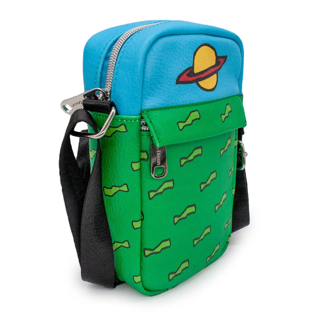 Buckle Down Nickelodeon Bag, Cross Body, Rugrats, Chuckie Bounding, Vegan Leather