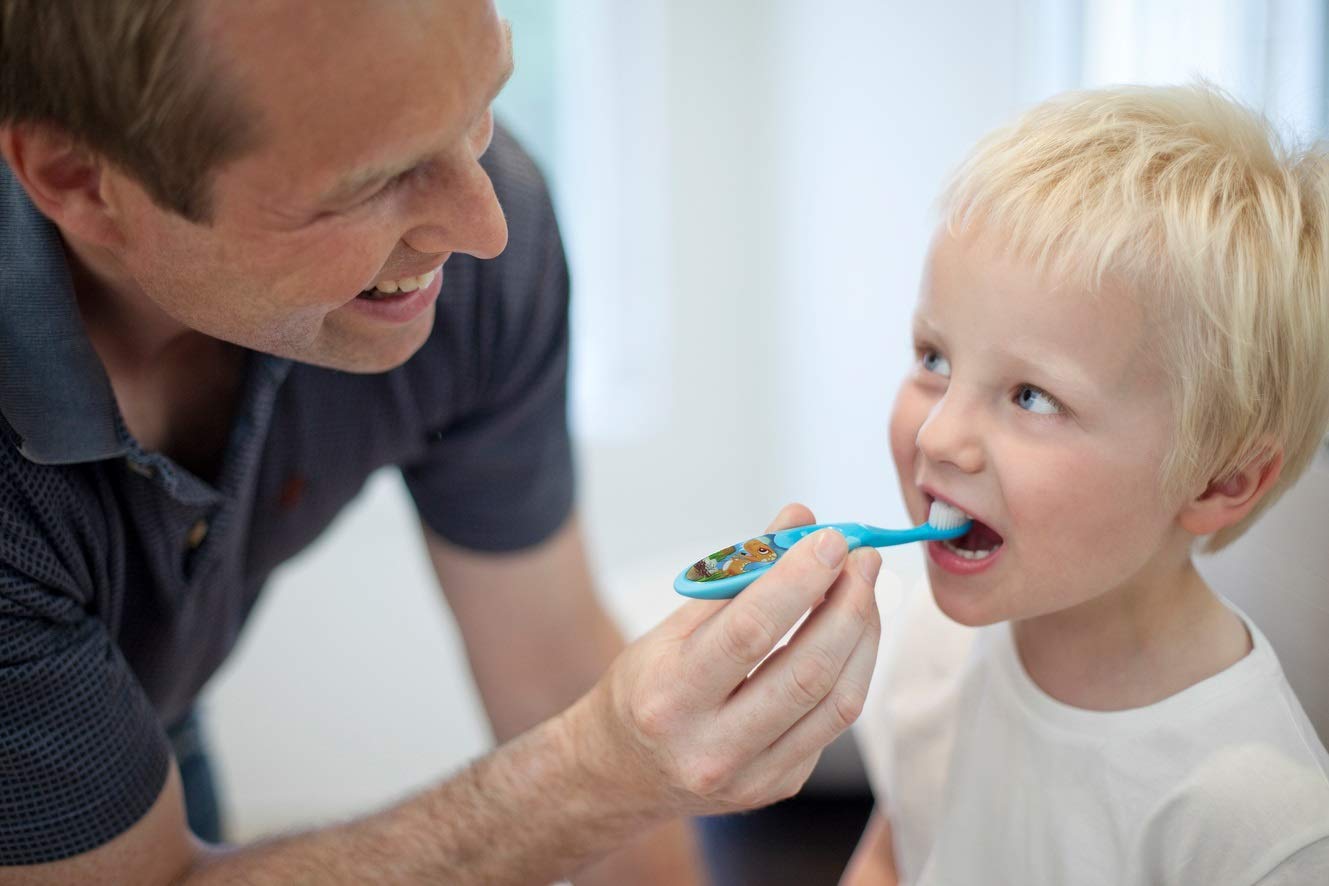 Jordan* Step 2 Kids Toothbrush,Soft Bristles, BPA Free, Pack of 2 toothbrushes for Age 3-5 Years Children