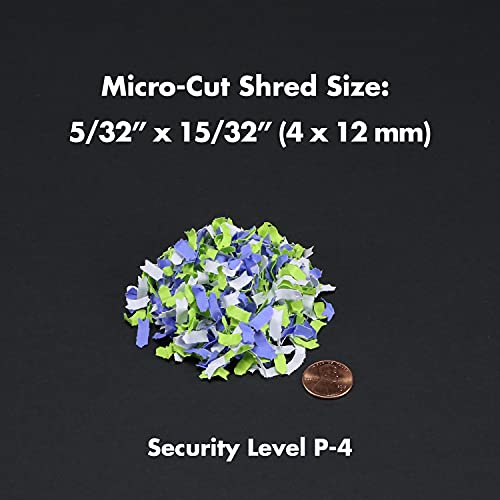 Aurora 120-Sheet Auto High Security Micro-Cut Paper Shredder / 30 Minutes