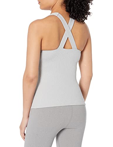 Alo Yoga Women's Elevate Tank Top, Athletic Heather Grey, Medium