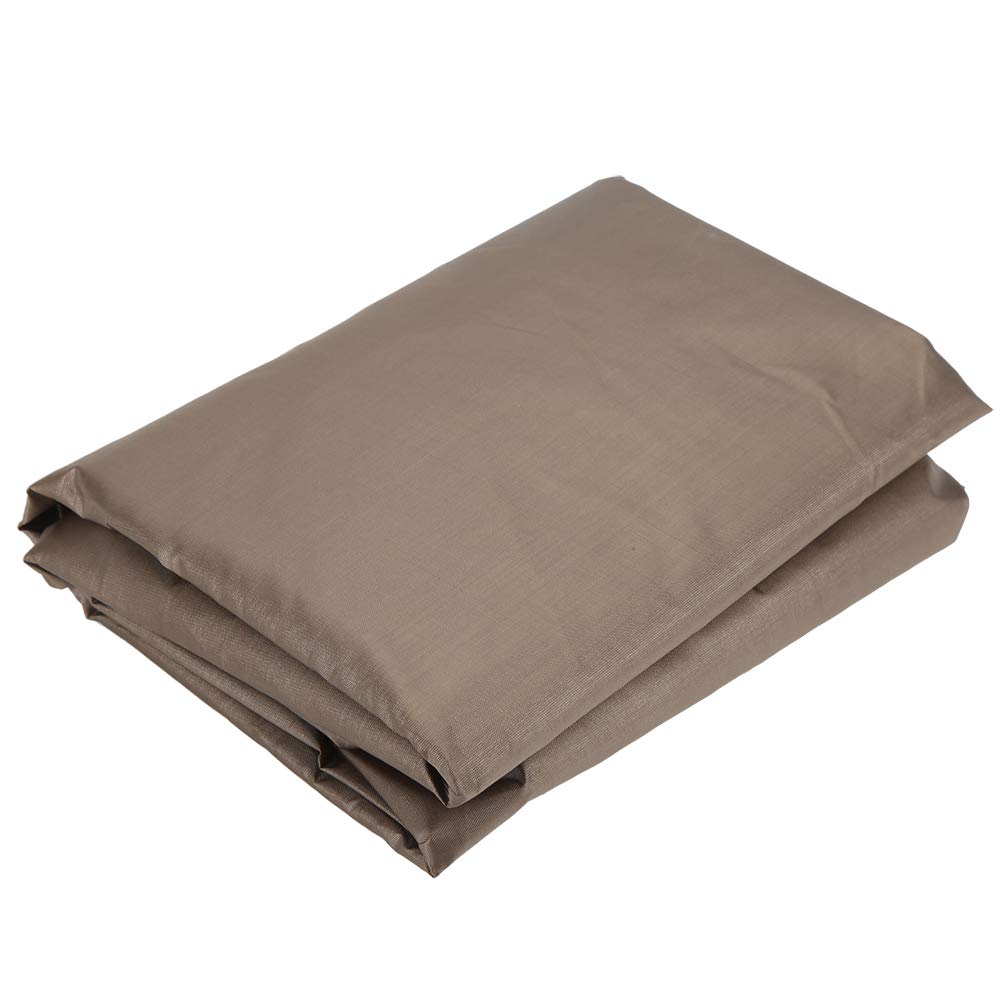 Outdoor Swing Cushion Cover, 3 Seater Replacement Swing Seat Pads Cushion for Patio Garden Yard Swing Chair(Coffee)