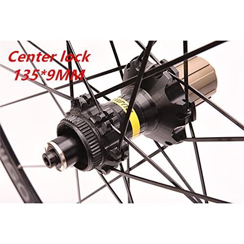 700C Road Bike Wheelset 30MM Center Lock Ultra-Light Aluminum Alloy Disc Brake Quick Release for 7/8/9/10/11 Speed Freewheel Set