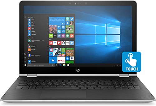 HP 15-br080wm X360 15.6" HD Touchscreen i5-7200U 2.5GHz 8GB RAM 1TB HDD Win 10 Home Mineral Silver