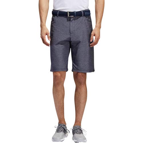 adidas Golf Ultimate Heather 5 Pocket Short, Collegiate Navy, 38