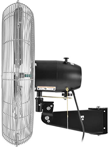 Global Industrial 24" Deluxe Oscillating Wall Mount Fan, 3 Speed, 8,650 CFM, 1/2 HP