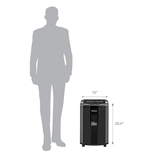 Fellowes Powershred 76Ct 16-Sheet Cross-Cut Heavy Duty Paper Shredder with Jam Buster (4676001)
