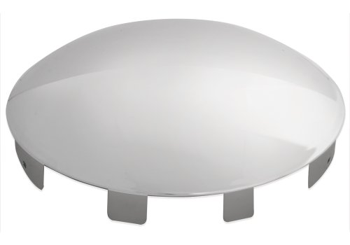 GG Grand General 10770 Cr. Universal Front Hub Cap 1 inches Lip, 6 Notches, Chrome Plated Steel