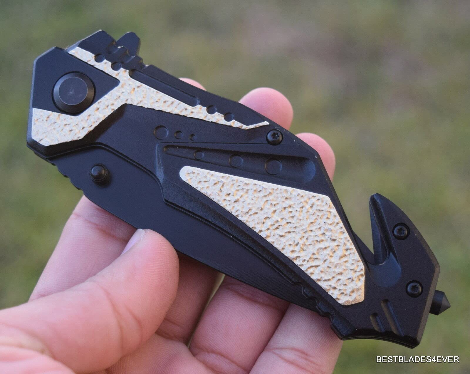 8.25 Inch Mtech Tactical Stainless Steel Open Folding Pocket Knife With Clip Outdoor Survival Hunting Knife for Camping by Survival Steel