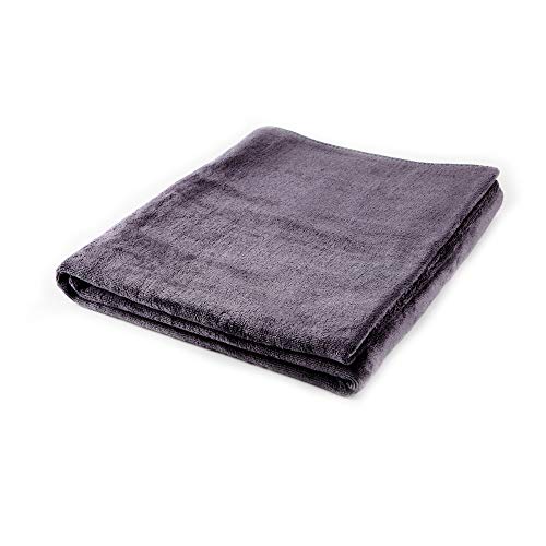 SGCB Premium Car Microfiber Towels 1 Pack Grey, 24" x 63β Car Drying Wash Towels Extra Large Car Towel Super Water Absorbent Scratch & Lint Free Detailing Polishing Buffing Finishing Towels