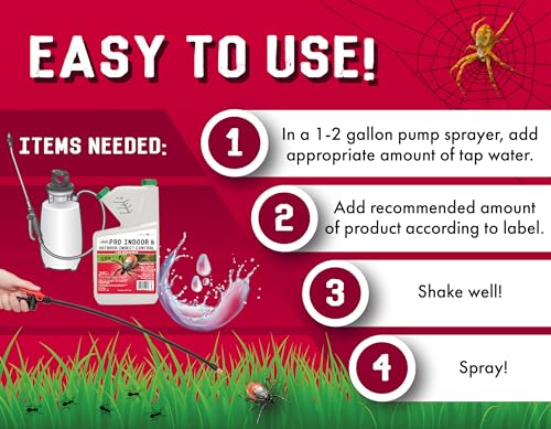 7.9% Bifenthrin Insecticide - 32 Ounces - (Compare to Leading Brands) β Professional Insect Control - Kills on Contact - Fire Ants, Ticks & More