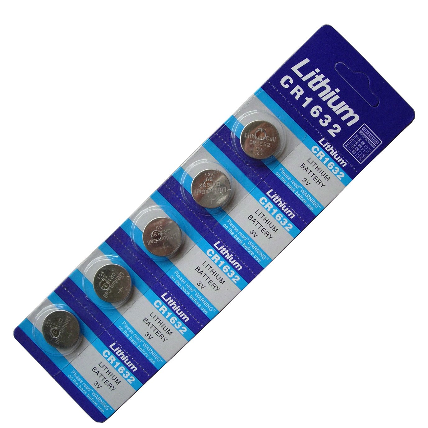 Generic 5 X Cr1632 Br1632 1632 3V Lithium Batteries