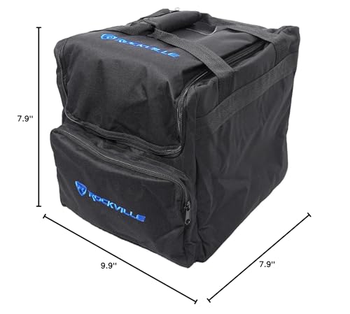 8) Rockville Best PAR H2O White Water Resistant Lights+Bags+Wireless DMX Control
