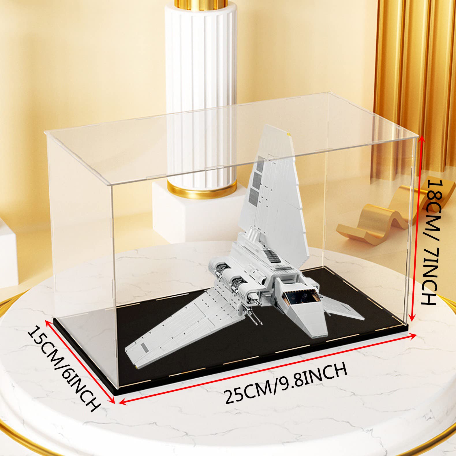 Acrylic Display for Organizing Collectibles Clear Box Display Action Figures Home Storage Mini Toys Gifts for Lover, Dust-Free, Clea Display Box