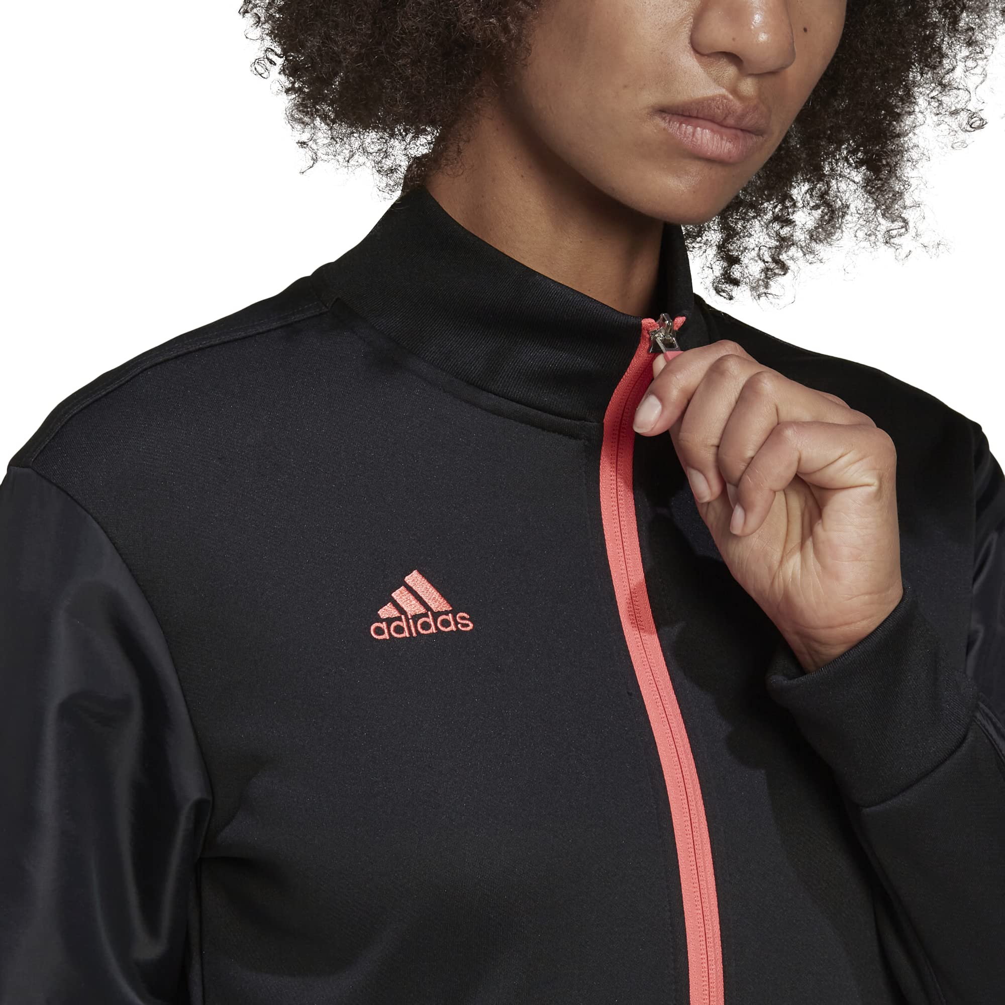 adidas Women's Tiro Track Jacket, Black, Medium