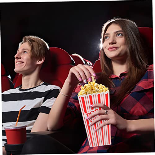 Disposable Popcorn Bags Popcorn Cups Disposable 30 Pcs Popcorn Popcorn Bucket Large Paper Carnival Popcorn Bags