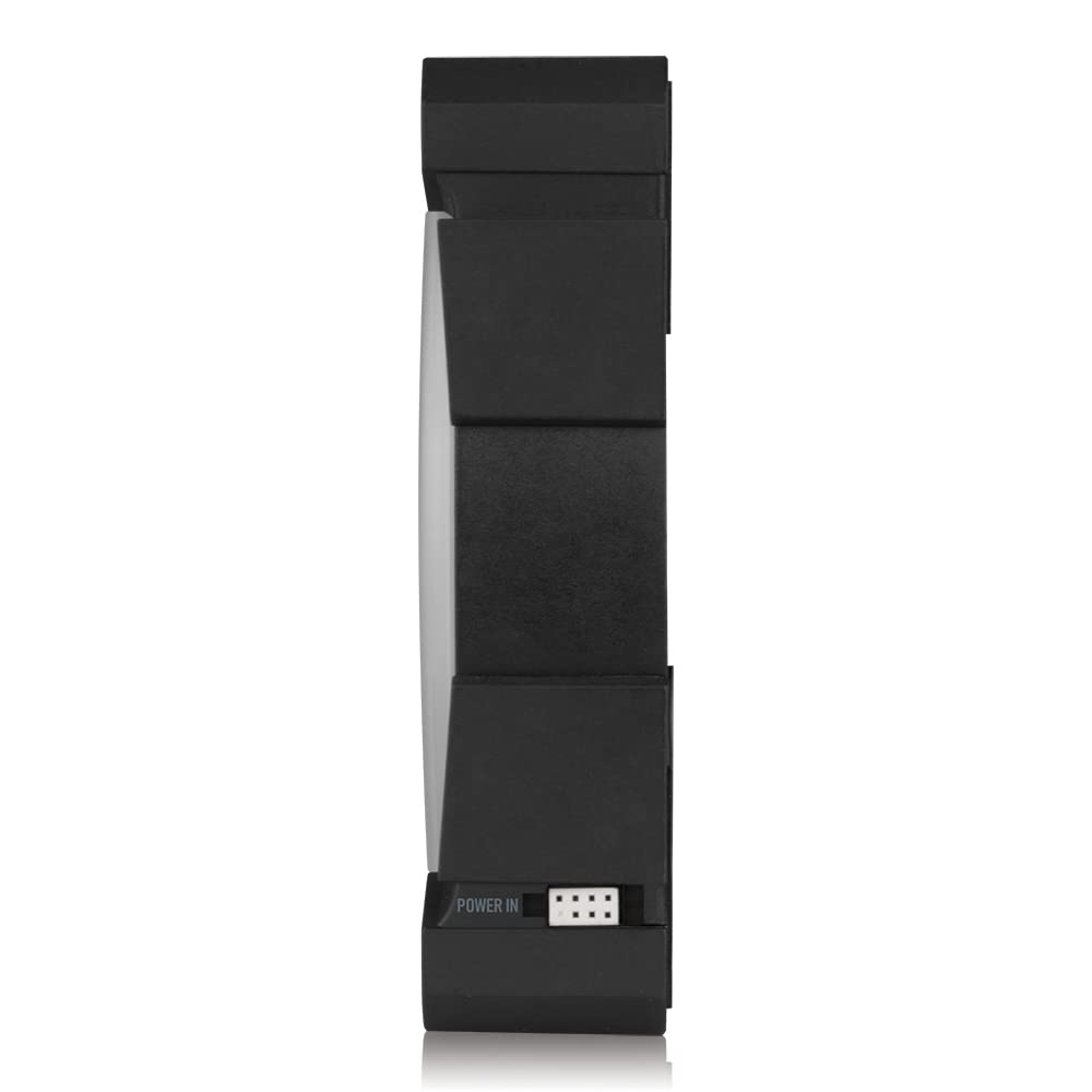 ARCTIC BioniX P120 A-RGB (3 Pack, incl. A-RGB Controller) - 120 mm Pressure-Optimised Fan with A-RGB, PWM, Cooler, Fluid Dynamic Bearing, 400-2300 RPM - Black