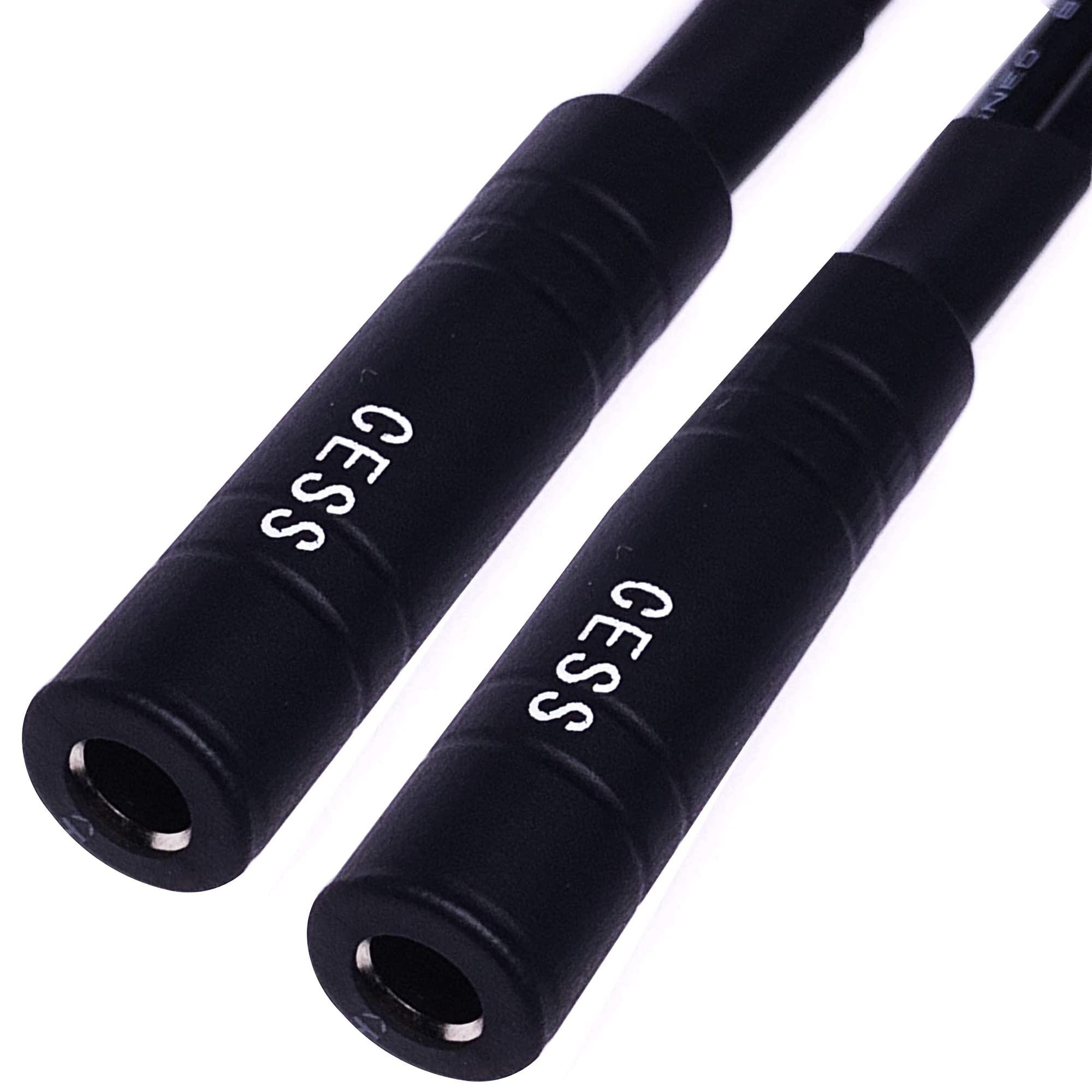 CNCESS CESS-002S Barrier Spade Fork to 1/4 Inch TS Speaker Cable Adapter (Small Spade)