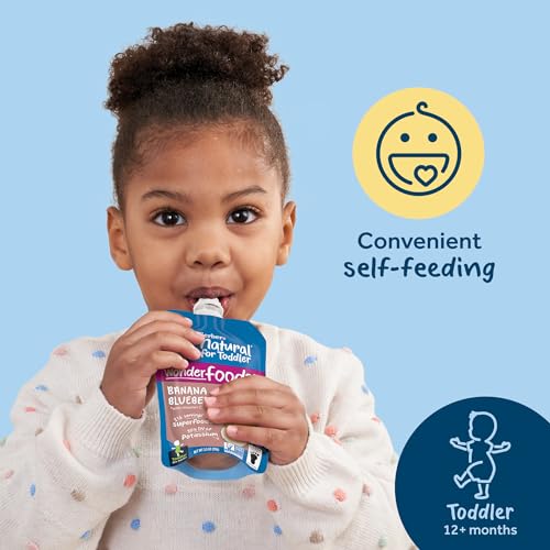 Gerber Baby Food Pouches, Toddler 12+ Months, Apple Sweet Potato, 3.5 Ounce (Pack of 12)