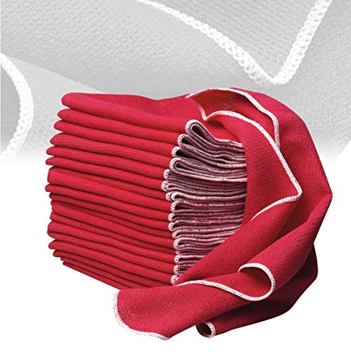 Griot's Garage 14875 Micro Fiber Shop Towel (20 Pack), Red