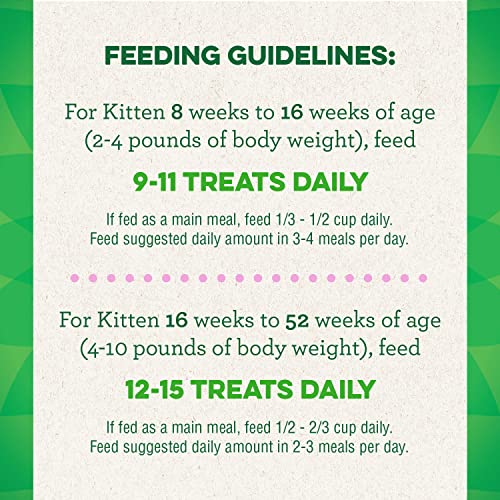 Greenies Feline Smartbites Healthy Kitten Treats, Chicken Flavor, 2.1 Oz Pack