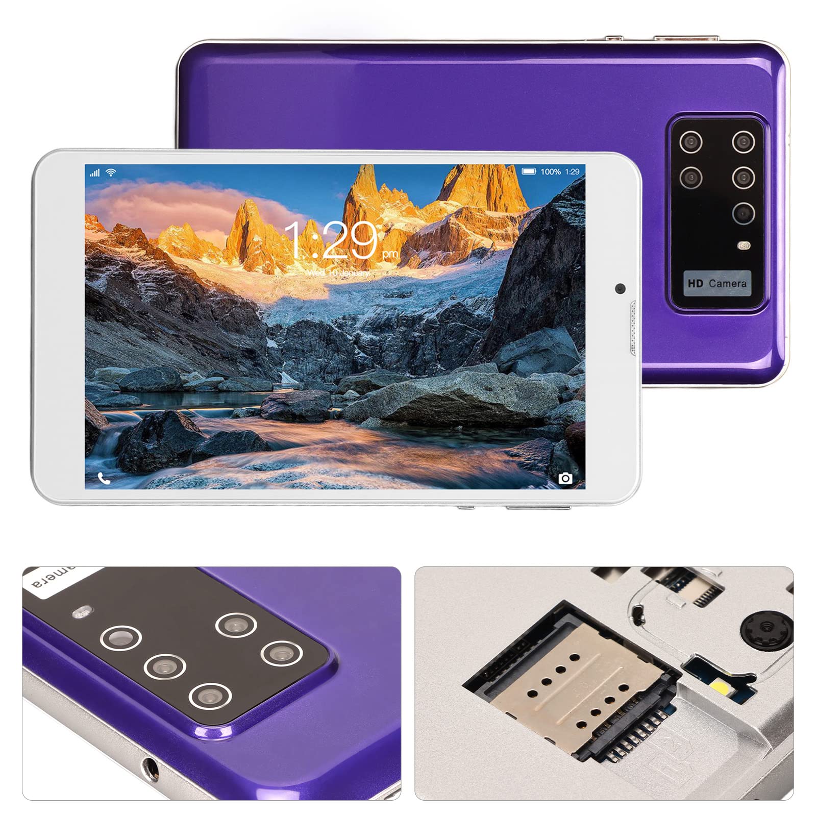 7in Tablet, for 10 Kids Tablet 1200x1920 HD Resolution 4GB 32GB 100β240V for Children US Plug