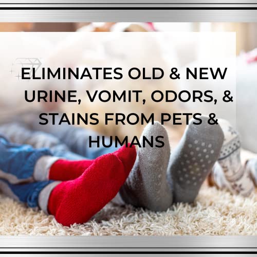 Eliminates Urine Odors – Controls Cat, Dog, Pet & Human Smells from Carpet, Furniture, Mattresses, Grout and Pet Bedding & Concrete. Biodegradable Enzymes 32 Oz. Spray