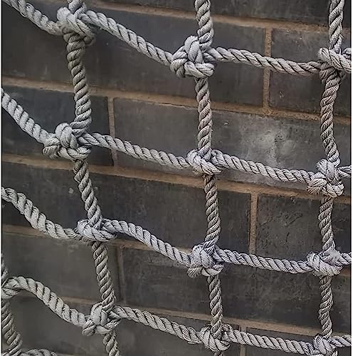 EkiDaz HXRW Rope Net Protective Safety Net Wear-Resistant Rope Climbing Net Anti Fall Net for Garden Treehouse Fence Decoration Playground Sets for Backyards (Size : 2 * 5m(6.6 * 15.15ft))