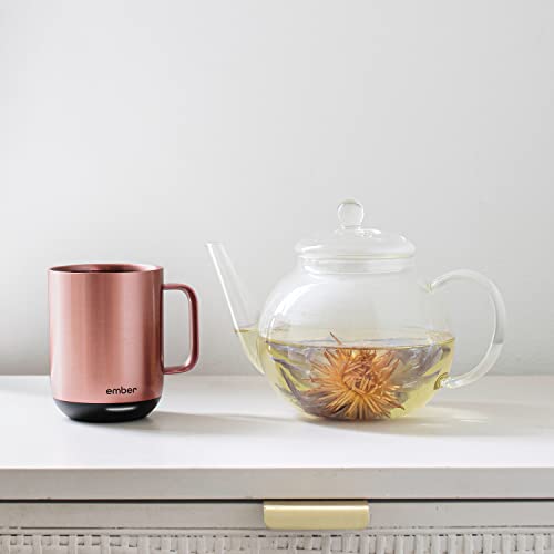 Ember Temperature Control Smart Mug 2, 10 Oz, App-Controlled Heated Coffee Mug with 80 Min Battery Life and Improved Design, White
