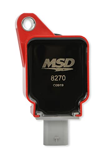 82706 MSD Ignition Coil - Ford EcoBoost - 3.5L V6 - Red - 6-Pack