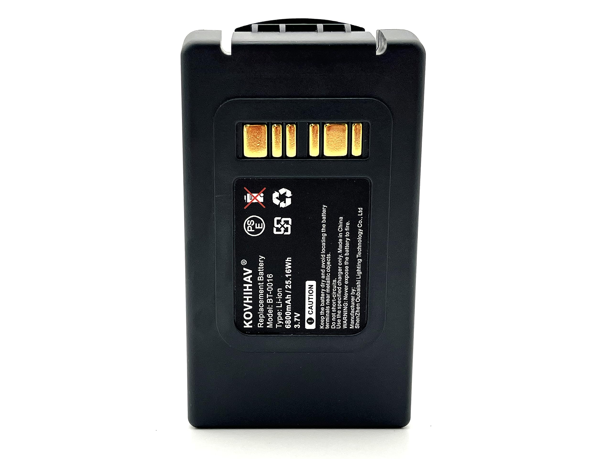 SCESMIA 6800mAh Replacement Barcode Scanner Battery fo Datalogic Skorpio X3 X4 Series fits Part no BT-0016 94ACC0046 94ACC0048