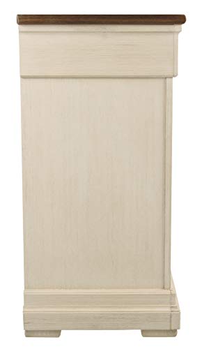 Signature Design by Ashley Bolanburg Farmhouse 9 Drawer Dresser with Dovetail Construction, Antique White, Weathered Gray