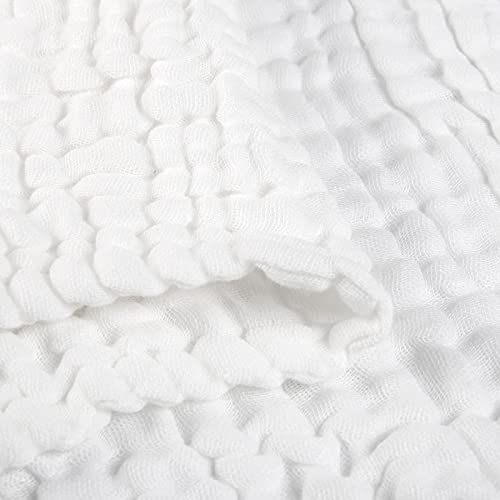 PPOGOO Baby Muslin Washcloths Natural Purified Cotton Baby Wipes Soft Newborn Baby Face Towel 10 Pack Multipurpose