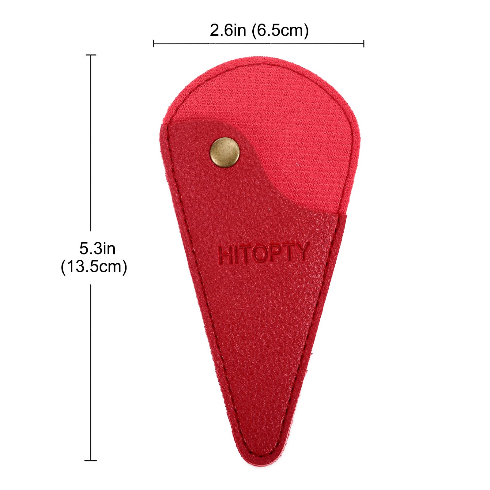 HITOPTY Embroidery Scissors Case Small Scissors Sheath Cover for Storing Regular Sewing Crafting Threading Scissors β 2 Pack
