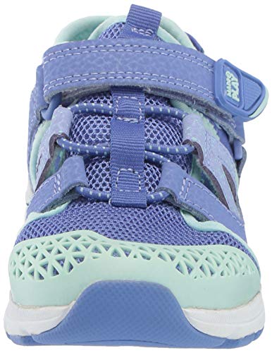 Stride Rite Baby-Girl's Made2play Nesta -Boy's Machine Washable Sandal Athletic Sneaker, Blue, 5 W US Toddler