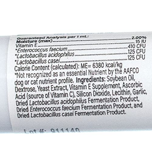 Doc Roy's GI Synbiotics - Probiotic & Prebiotic Supplement Gel for Dogs and Cats - 15 ml Gel