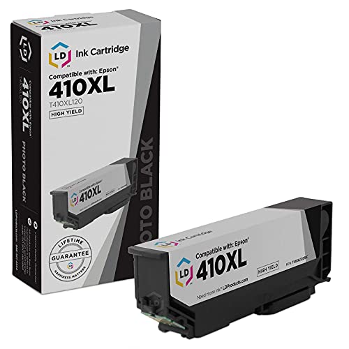 LD Remanufactured Ink Cartridge Replacement for Epson 410XL T410XL120 High Yield (Photo Black)