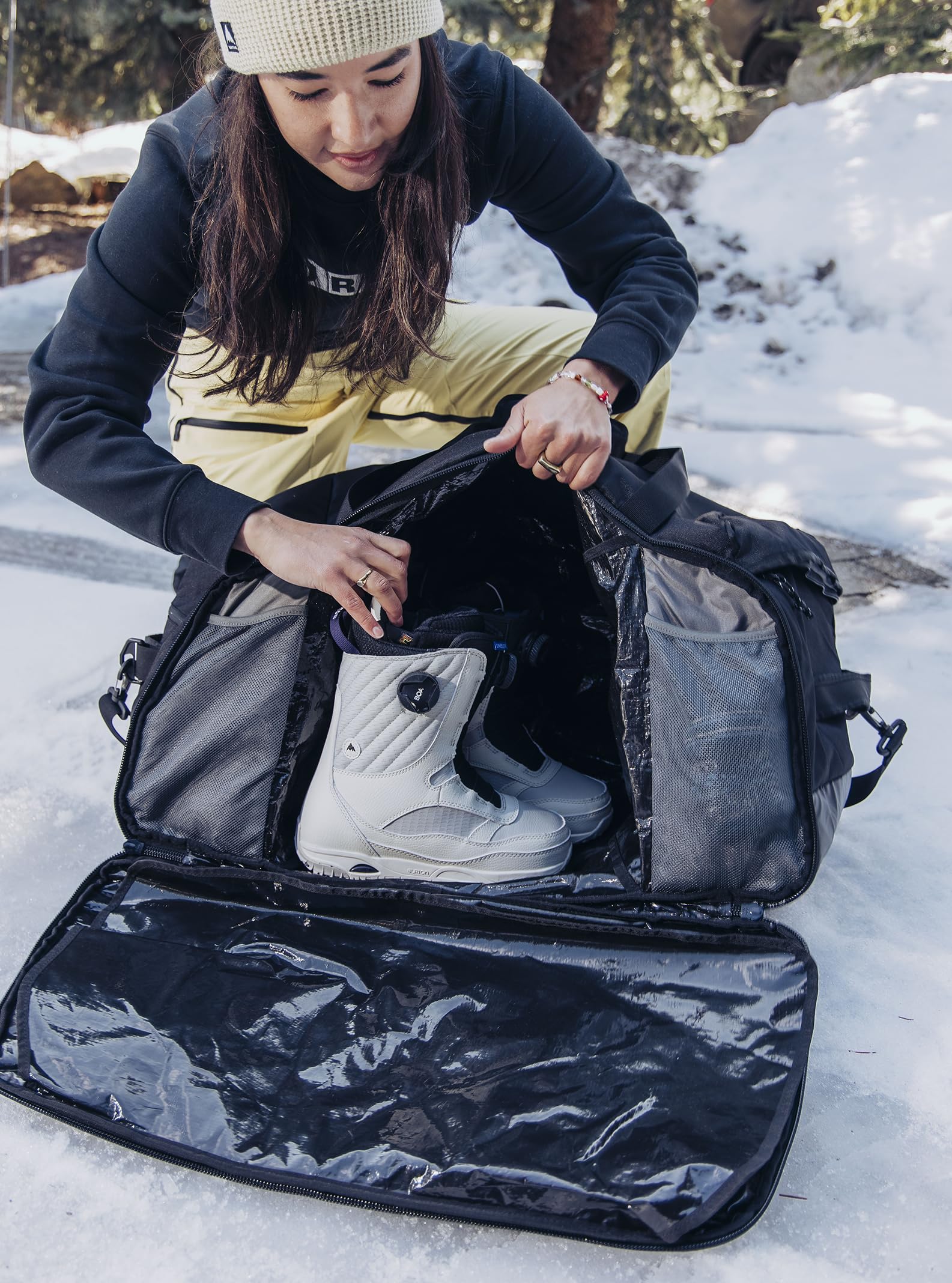 Burton Flight Attendant 90L Duffel Bag, True Black