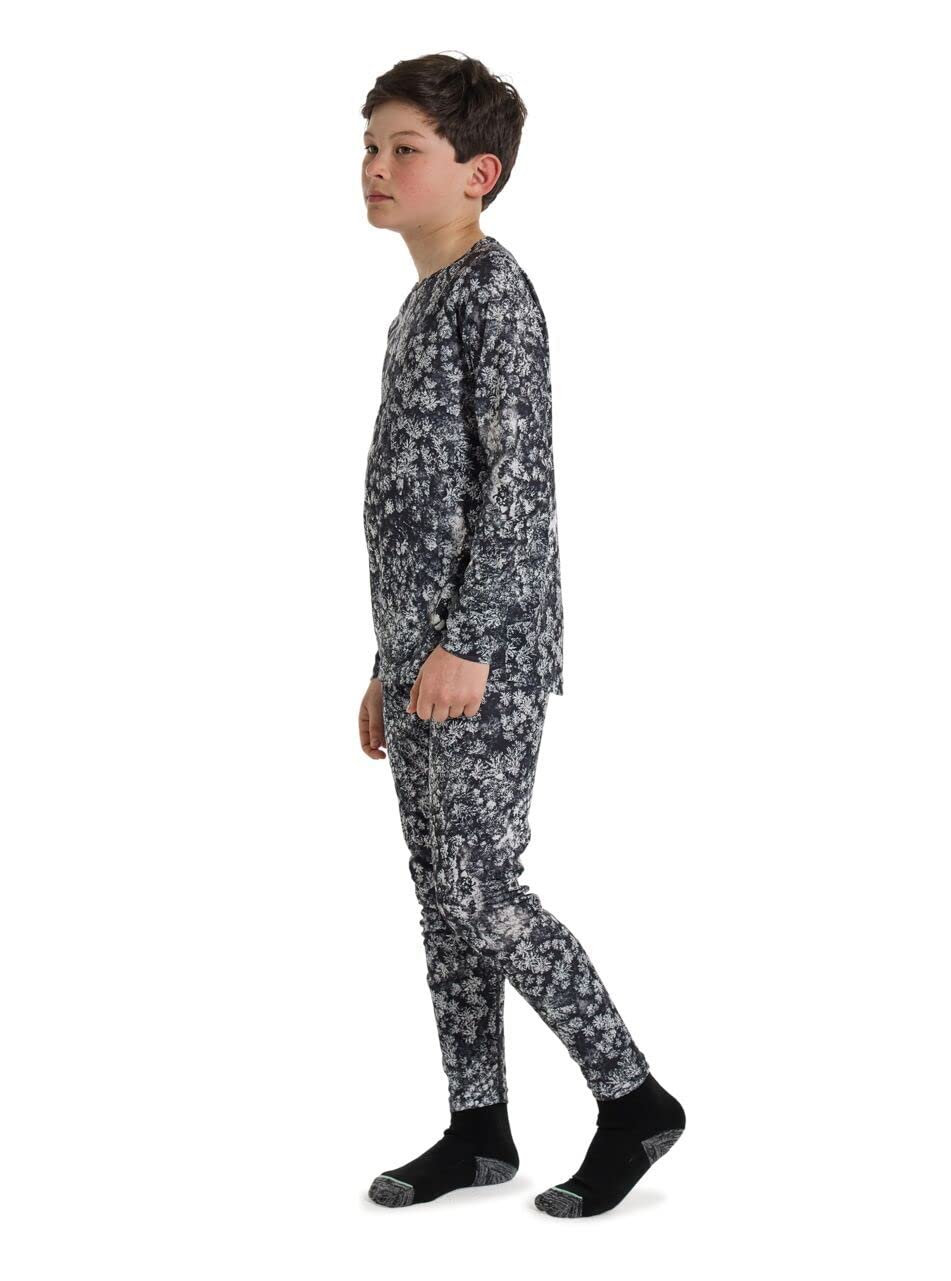 Burton Kids Lightweight Base Layer Set, Aerial Pines, Small
