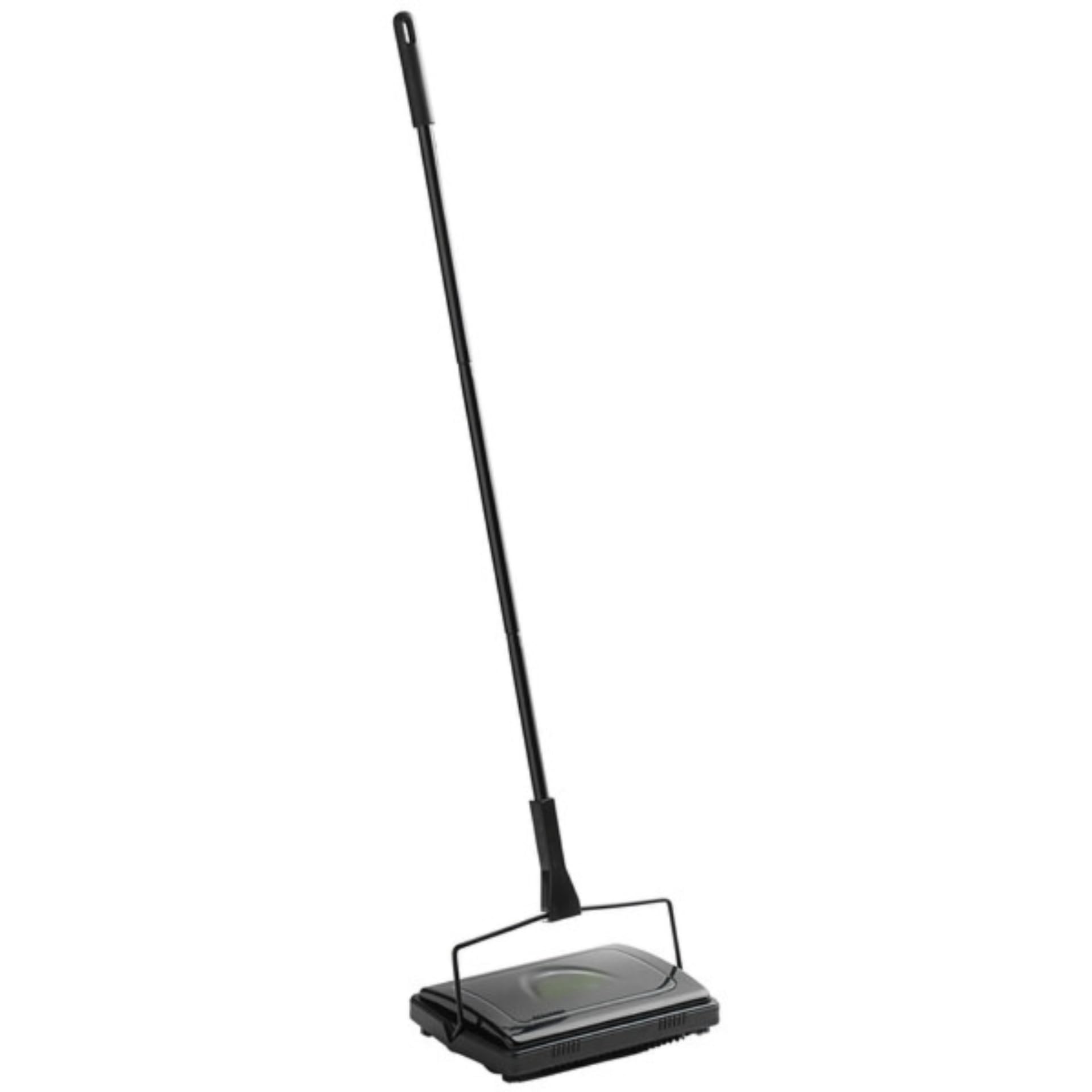 TCM Trade Carpet Sweeper, Triple Brush, Non Electric, Environmentally-Friendly, Multi-Surface Floor Sweeper, Easy Cleaning for Carpeted Floors, Wooden, Hardwood, Laminate, or Tile! (Triple-Brush)
