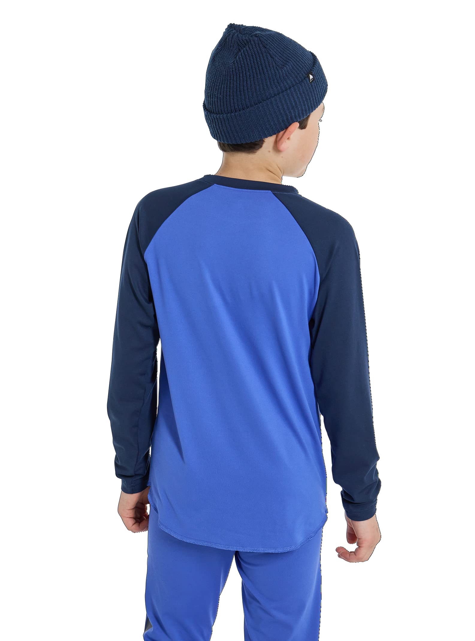 Burton Kids' Standard Base Layer Tech T-Shirt, Dress Blue/Amparo Blue, Small
