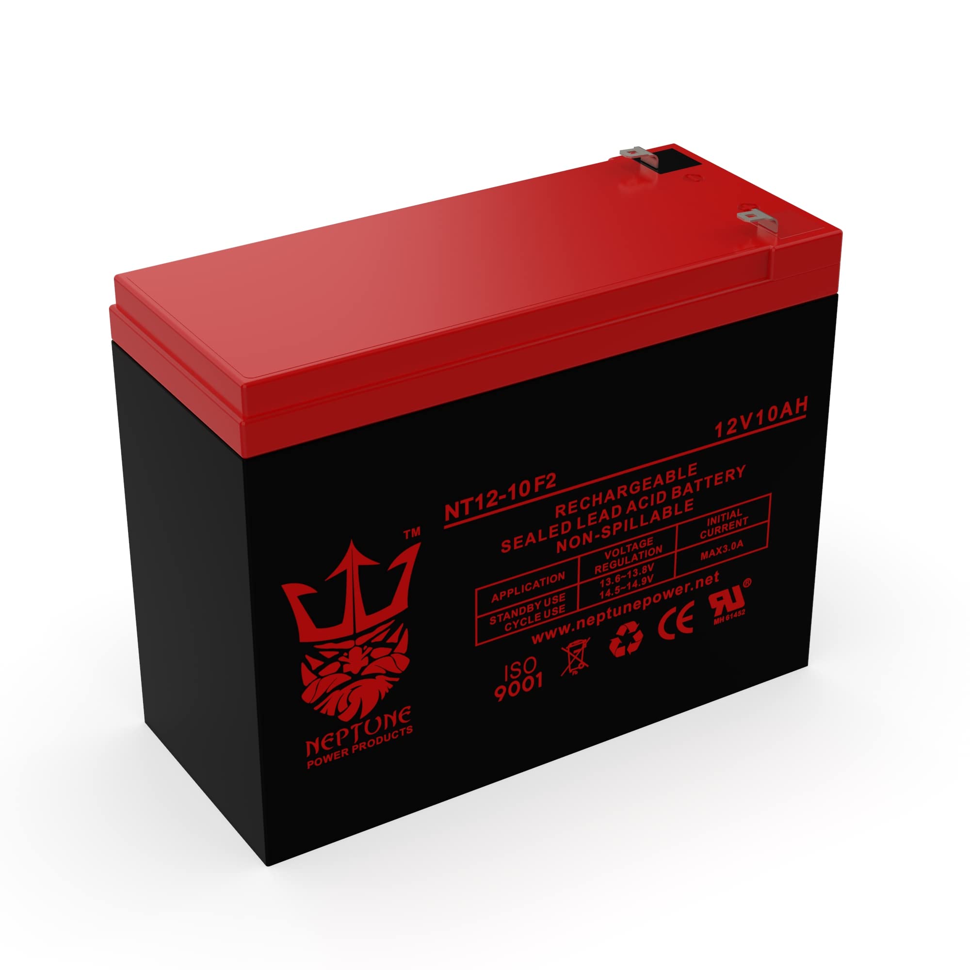 Neptune Power Products replacement 12V 10AH Replacement for SHOPRIDER Echo 3 SL73 Battery - 2 Pack
