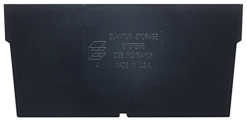Quantum Storage Systems DSB102 Plastic Divider Designed for Economy Shelf Bins, 7" x 7"x 4" (Case of 50), One Size