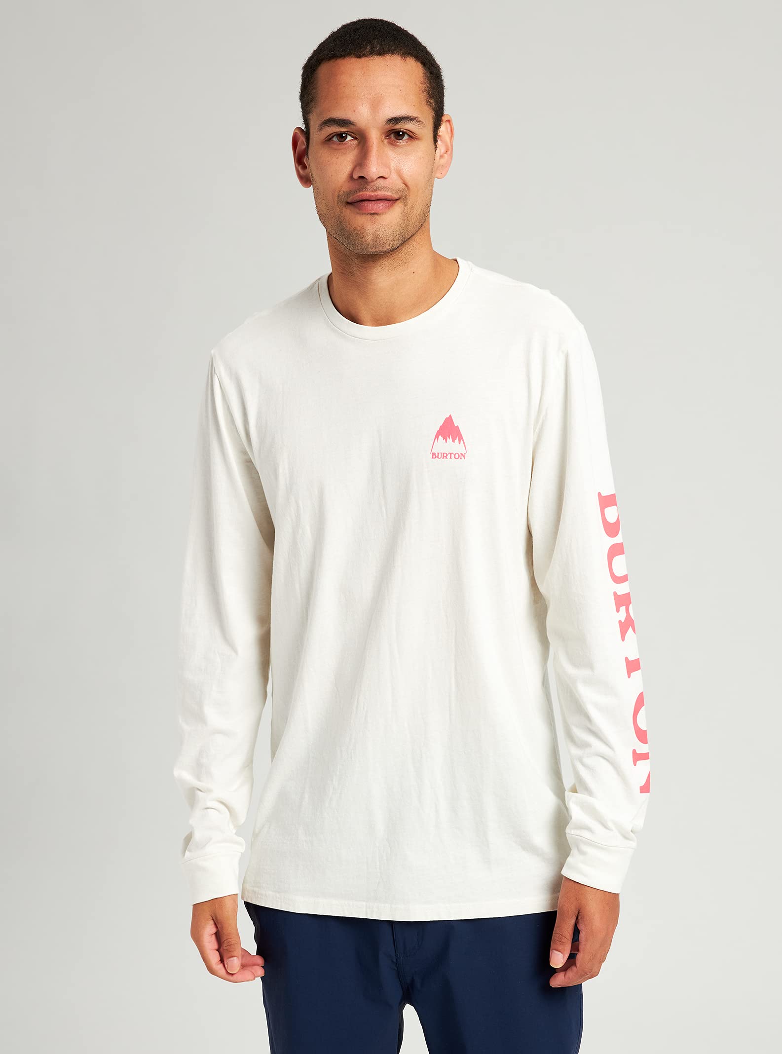 Burton Men's Standard Elite Long Sleeve, Stout White 1, X-Large