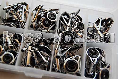 90 Pcs Fishing Rod Guide Tip Repair Kit rod part Fishing_USA